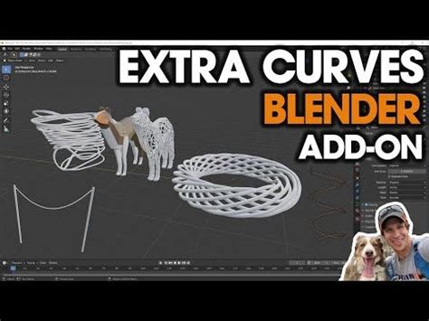 Amazing CURVE TOOLS In Blender With The Extra Curves Add On FREE Add On Blender Ads