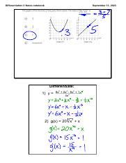 Differentiation Trig And Exponential Derivatives Study Notes Course Hero