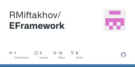GitHub RMiftakhov EFramework