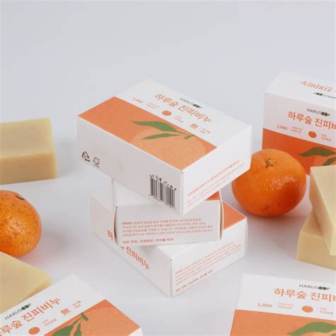 하루숲진피비누패키지 디자인 Packaging Design Design Packaging