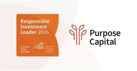 Riaa Recognises Purpose Capital As An Responsible Investment Leader