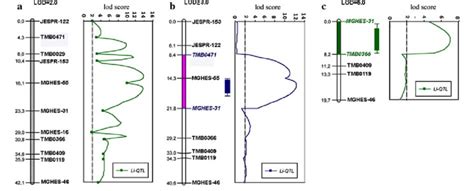 Interval Mapping Results With Linkage Group At Lod 2 A Multiple Download Scientific