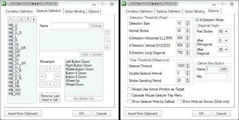 Mouse Gestures Autohotkey