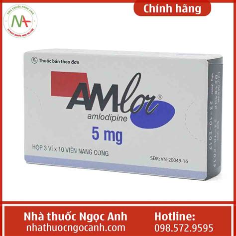 Thuốc Huyết áp Amlor Pfizer 5mg Của Pháp Giá Bao Nhiêu Mua ở đâu