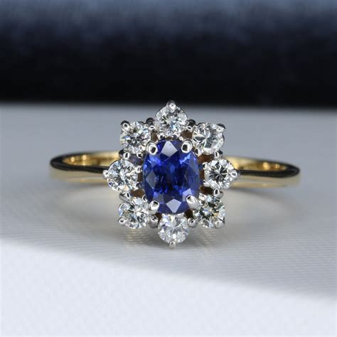 Sapphire And Diamond Rings Vintage Pre Owned And Secondhand Luxury