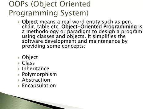 Java Oo Ps Concepts Ppt