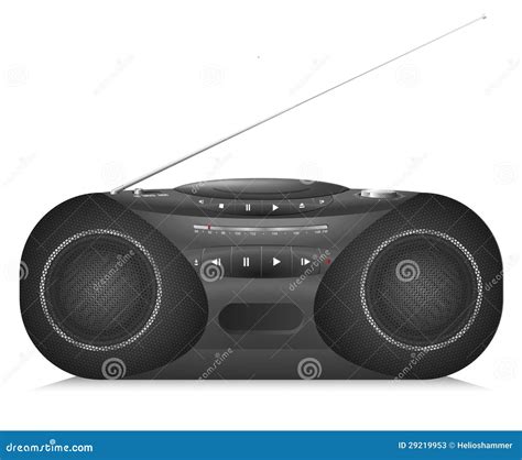 Radio Cassette Linear Icon Modern Outline Radio Cassette Logo C Cartoon Vector Cartoondealer