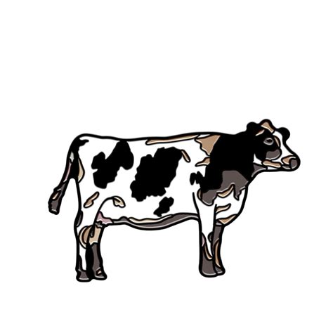 Vocal Herd Holstein Cow Pin