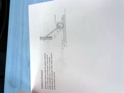 Solved Problem 3 35 Points If The Gear Rotates With An Angular