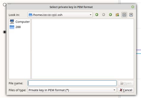 cannot select ssh key on linux mint if entered manually it say unable to open key file · issue