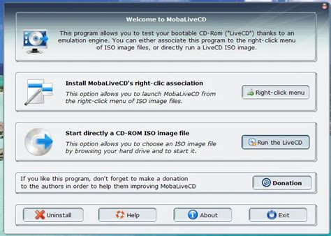 Running Linux Live CDs On Windows With MobaLiveCD