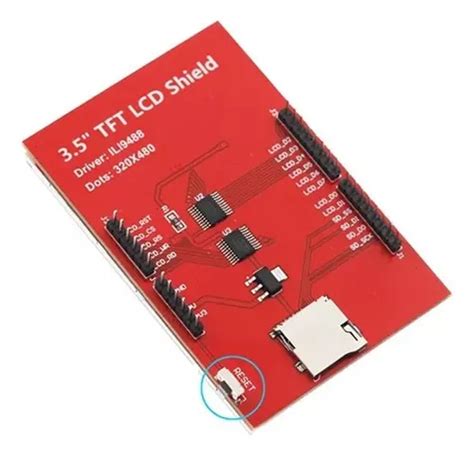 Display Tft Lcd Shield 35 Touch P Arduino Module 480x320 Mercadolibre