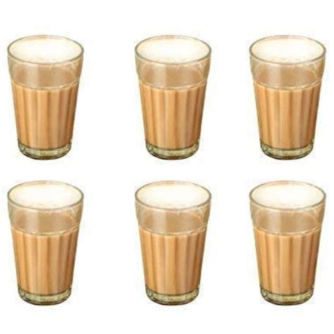 Cutting Tea Glass 125ml Set Indian Tea Glasses For Tea Outlet Chai