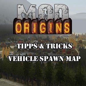DayZ Origins Vehicle Spawn Map Survival Sandbox De