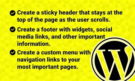 Create Design Or Fix Wordpress Header Footermenumegamenu By Knightpixels Fiverr