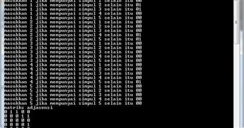Contoh Program Algoritma DFS Dan BFS Menggunakan CFree Turbo C