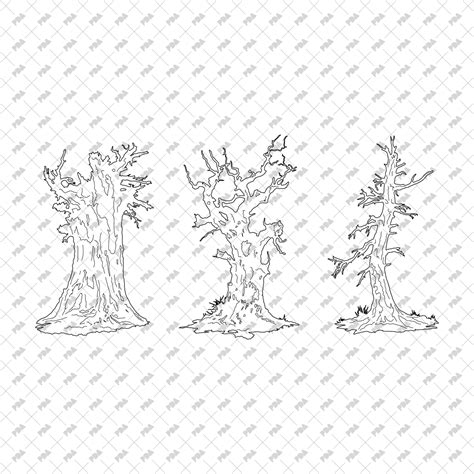 Cad Vector Png Plants In Color And B W Post Digital Architecture