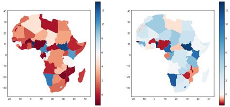 Matplotlib Center Normalize Choropleth Colors In Geopandas