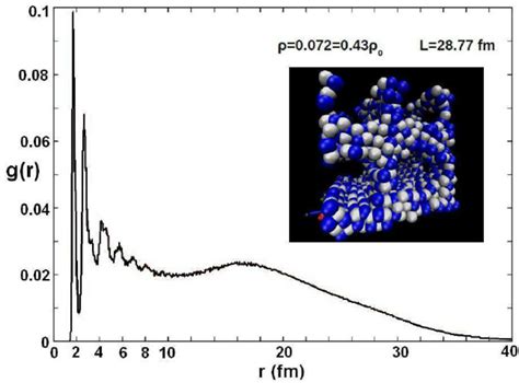 Typical Radial Distribution Function The Inset Shows The Particle Download Scientific Diagram