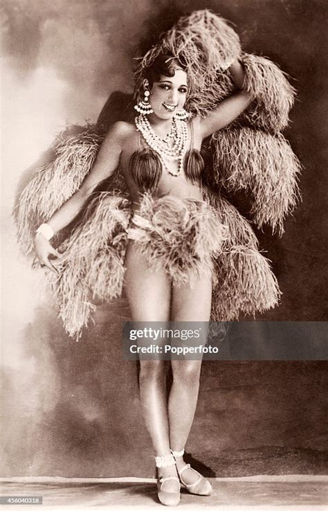 Josephine Baker Dancer Singer And Actress At The Folies Bergere In
