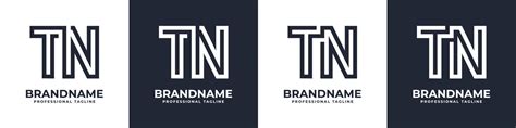Simple Tn Monogram Logo Suitable For Any Business With Tn Or Nt Initial 21159255 Vector Art At