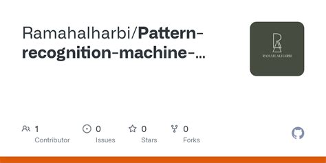 Github Ramahalharbi Pattern Recognition Machine Learning