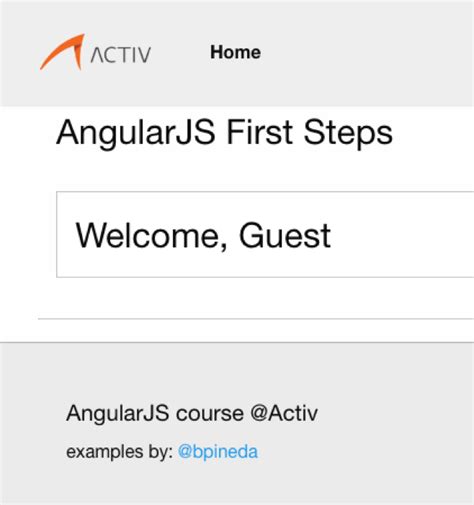 Primeros pasos con AngularJS Activ Centro de Capacitación enfocado en Cursos de HTML