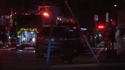 Firefighters Rescue 2 People Trapped Inside Burning Building In York City