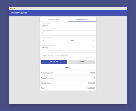 Github Safdarjamal Interest Calculator ⚡️ A Fast User Friendly Offline First Interest
