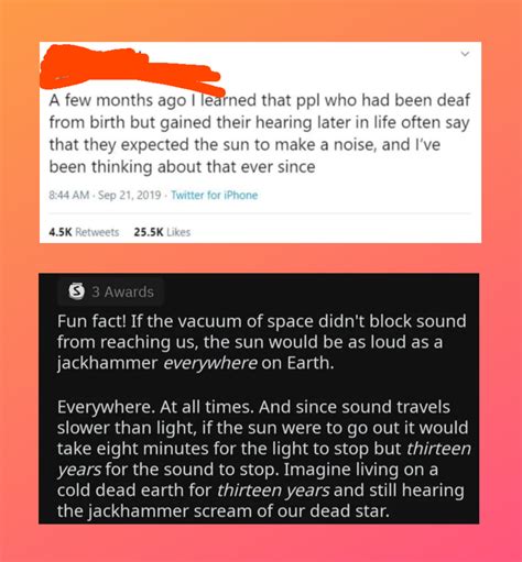 If Space Didnt Block Sound Earth Would Keep Hearing The Noise Of The If Space Didnt Block Sound Earth Would Keep Hearing The Noise Of The