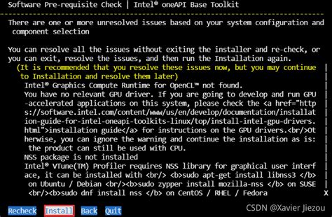 Intel Oneapi Base Toolkit 安装教程（linux） Csdn博客