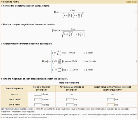 Solved Use The Given Data From Parts 1 3 To Solve For All