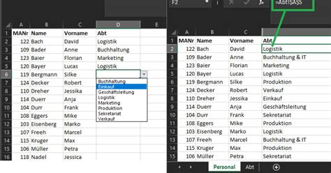 Excel Wert aus Dropdown Menü in Zellbezug umwandeln pctipp ch