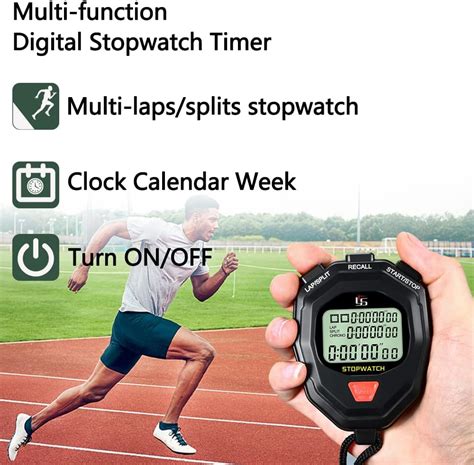 Mostrust Digital Sports Stopwatch Timer With 100lap Split India Ubuy