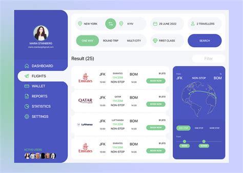 Flight Dashboard On Behance