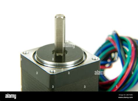 Stepper Or Stepping Motor For Precise Movement Used In Cnc Stock Photo Alamy