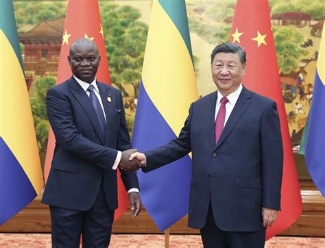 习近平会见加蓬总统恩圭马中国政府网