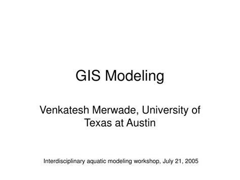 ppt gis modeling powerpoint presentation free download id 1342717