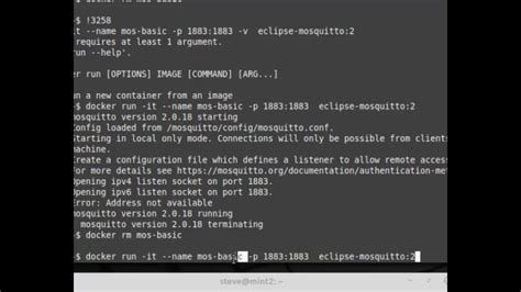 Running Mosquitto On Docker Part2 Youtube
