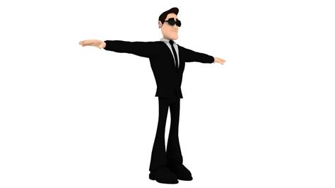 만화 스파이 형사 3d 모델 69 C4d Obj Max Fbx Free3d