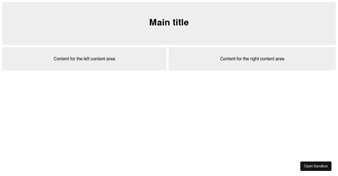 JSON React Layout Forked Codesandbox