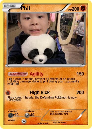 Pokémon Phil 561 561 Agility My Pokemon Card