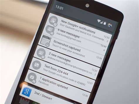Android L Preview Notifications And Lockscreen Android Central