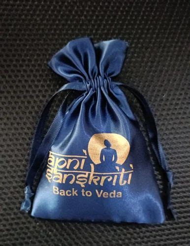 Polyester Satin Drawstring Pouch For T At Rs 20piece In Ghaziabad