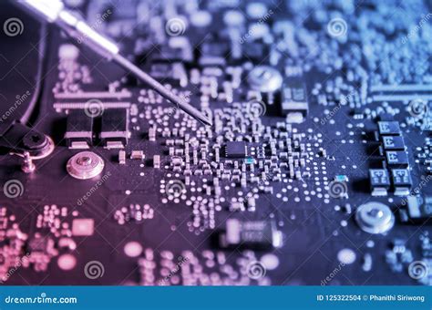 Circuit Board And Electronic Computer Hardware Repair Of Electronic Control Panel Motherboard