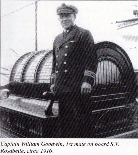 Goodwin Captain William Wivenhoes History