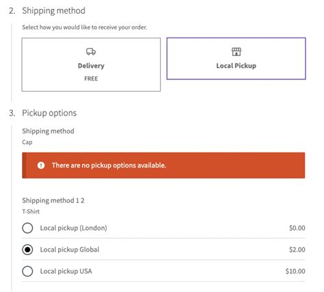 Confirm New Local Pickup Functionality Work Well With Multiple Packages · Issue 7164