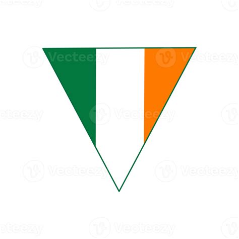 Ireland Triangular Flag 16658056 Png