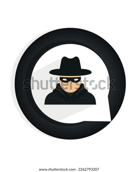Hacker Cybercriminal Who Steals Users Personal Stock Vector Royalty