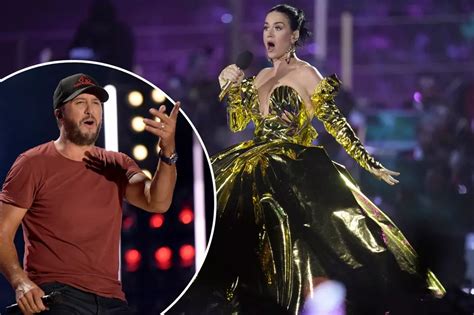 Luke Bryan Blamed For Katy Perrys Wardrobe Mishap On Live Tv